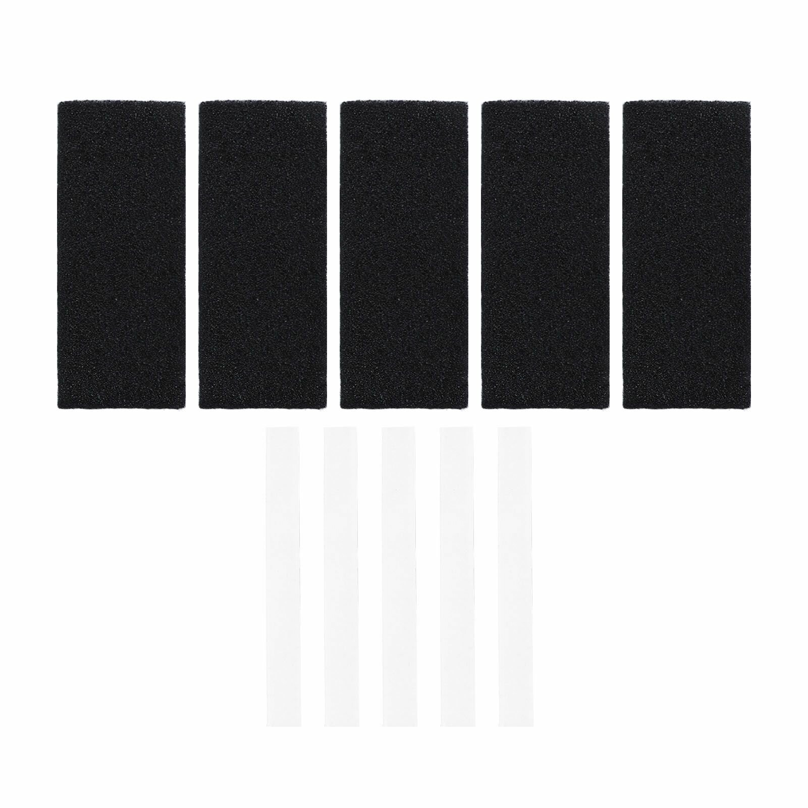 5 шт. Фильтры для лопастей потолочного вентилятора прямоугольные самоклеящиеся активированные угольные фильтры для потолочного вентилятора очистители воздуха для лопастей