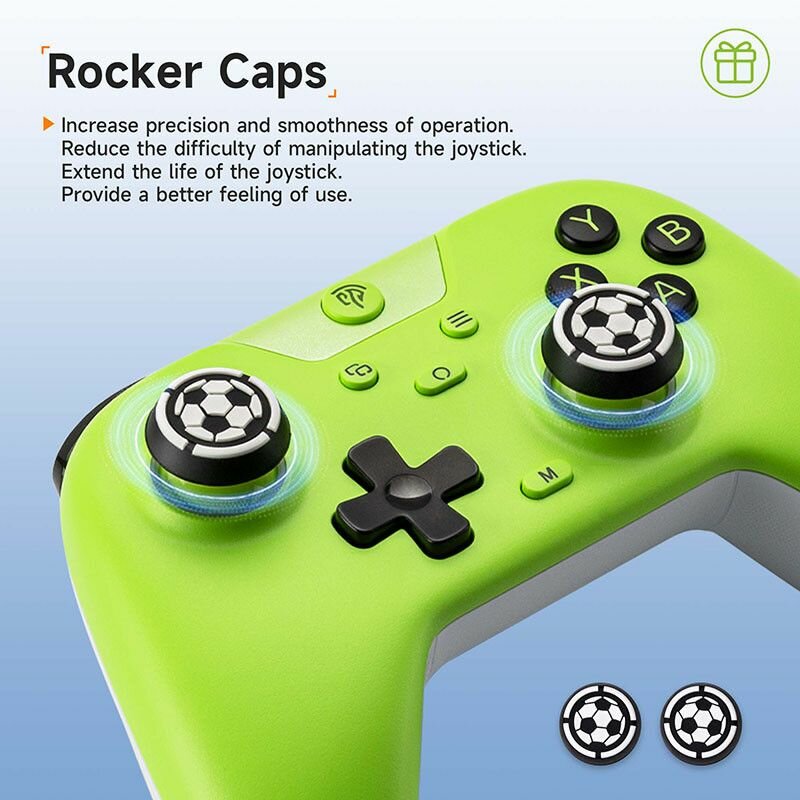 EasySMX X05 Беспроводной Геймпад, Bluetooth Игровой Контроллер, Совместимый С ПК, Мобильными Телефонами, Переключателями Steam, RGB-подсветкой, Эффектом Холла