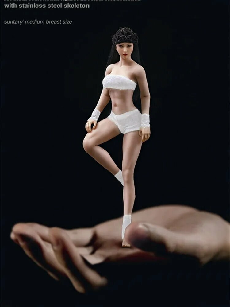 Средняя грудь пшеничная кожа силиконовая кукла женская игрушка TBleague PHMB2018-T01B 1:12