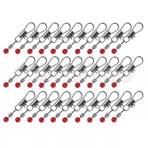 Вертлюжки с застежкой AKKOI SNAP ZV08p L 30шт. (5уп. по 6шт.)