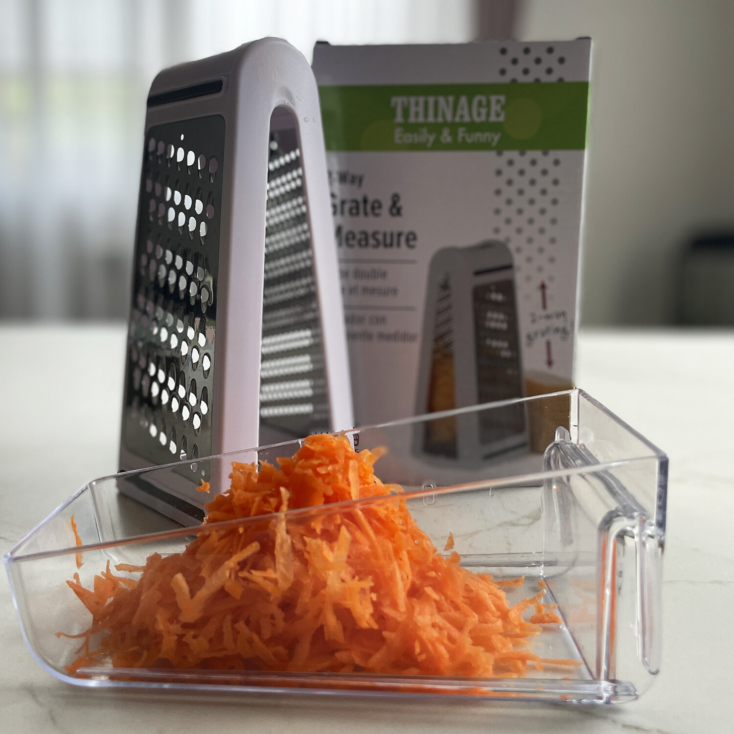 Тёрка двухсторонняя с контейнером