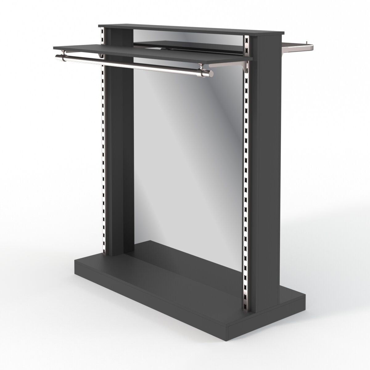 Гондола "фаворит" №12 с зеркалом, Черный. Производитель товара - компания Westcom.