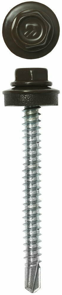 ЗУБР СКД 8028, 50 х 4.8 мм, зем.-коричн, 1200 шт, кровельный саморез (4-300310-48-050-8028)