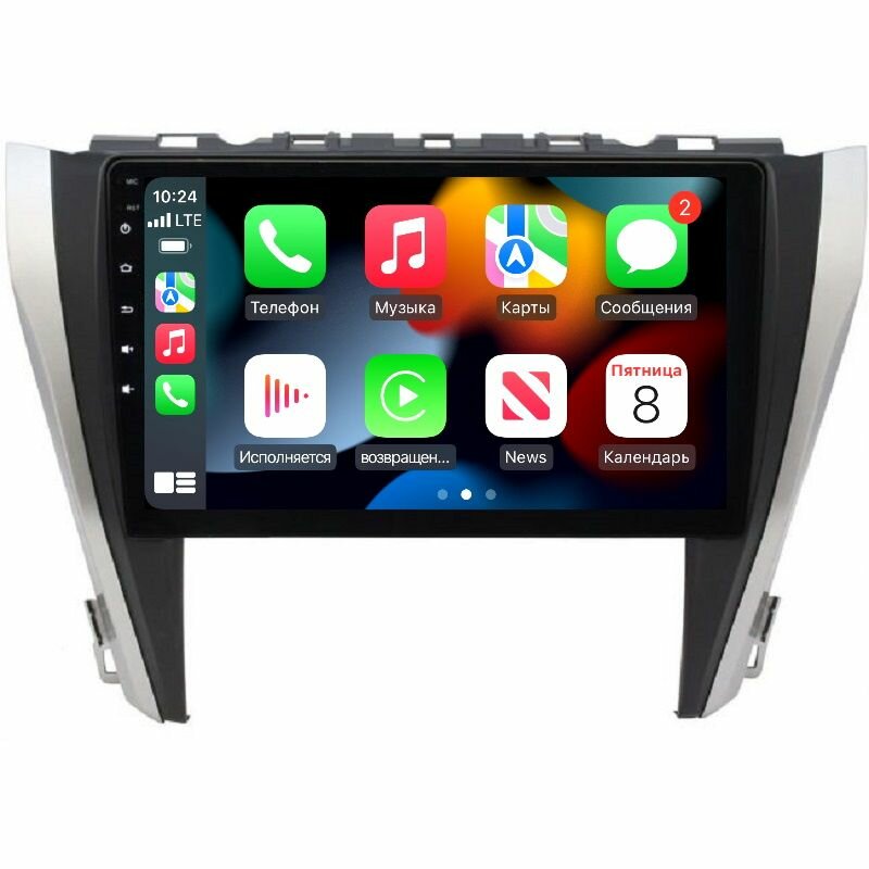 Магнитола CRS-300 Тойота Камри 55 Toyota Camry 2015-2017 с Android 13 - 4+64Gb память - Carplay - DSP - Кулер