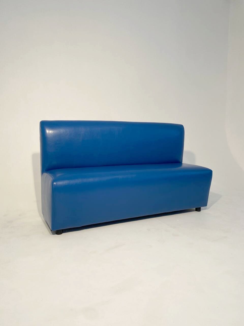 Диван для бара, кафе, ресторана Сити, механизм Нераскладной, 140х50х83 см, синий