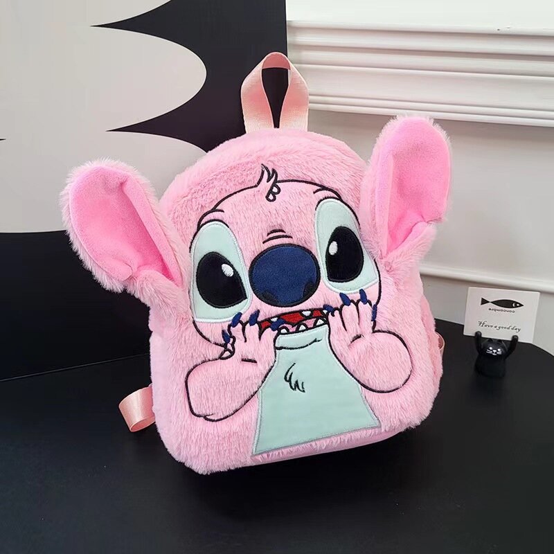 Короткий плюшевый рюкзак-сумка Stitch Series