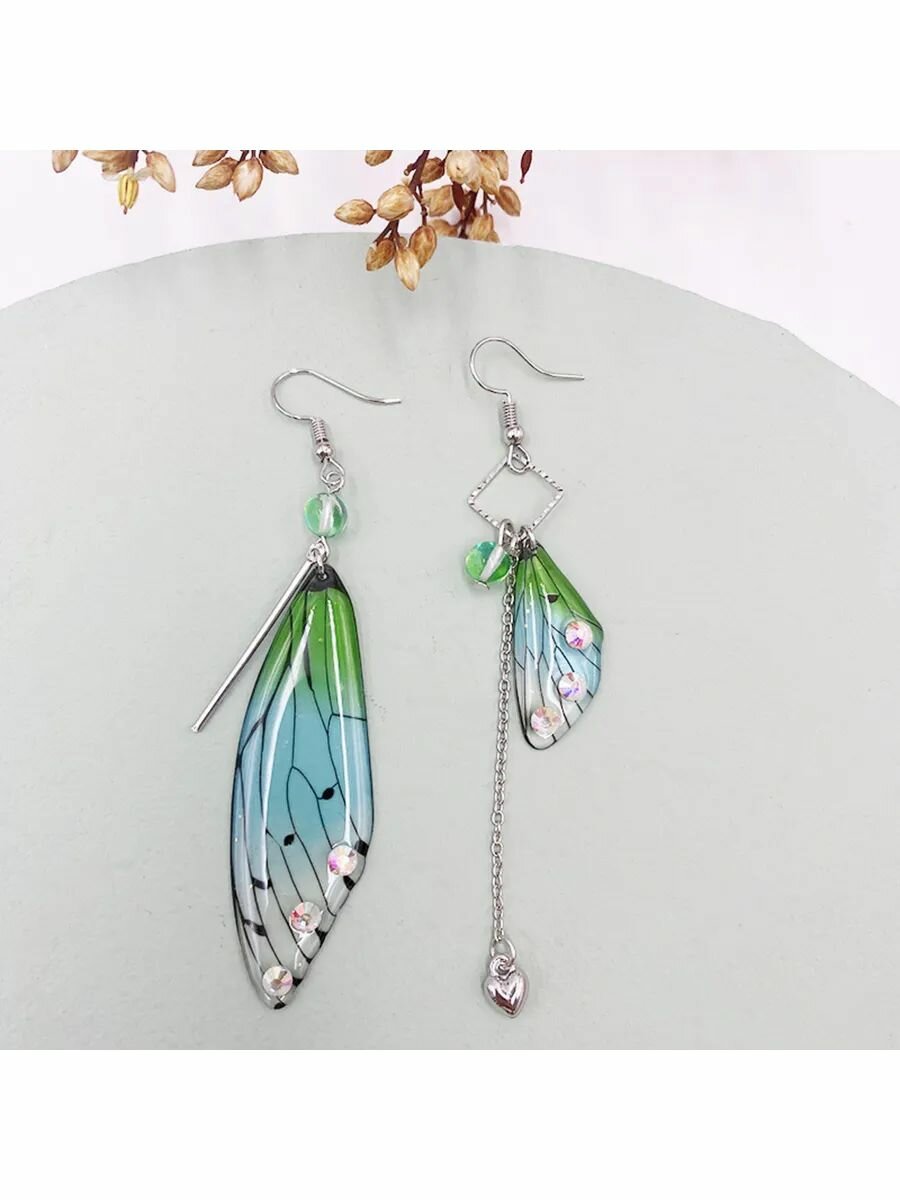 Серьги, искусственный камень