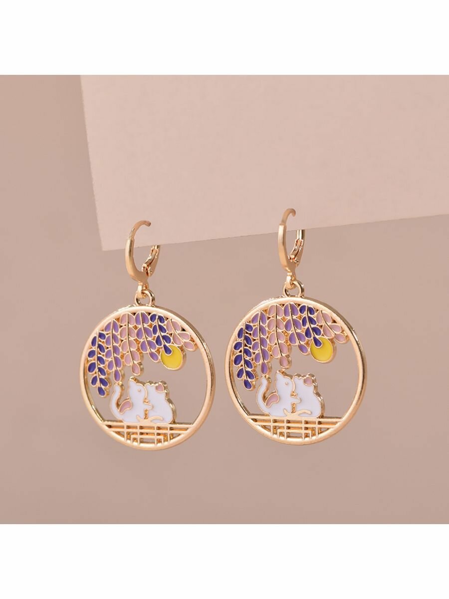 Серьги, эмаль