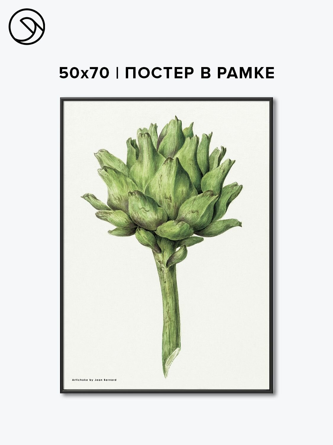 Постер в рамке 50х70 Postermarkt Artichoke by Jean Bernard