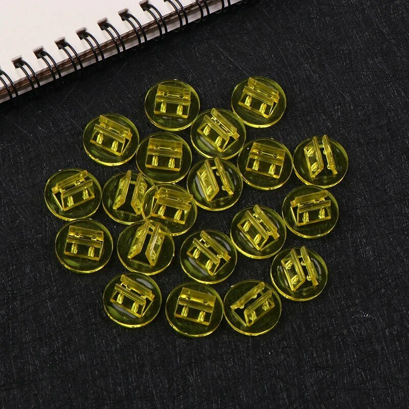 Прозрачный держатель для карт, зажимы для карт, держатель для карт, доступны различные цвета, приспособление для аксессуаров для настольных игр, картон 2 мм