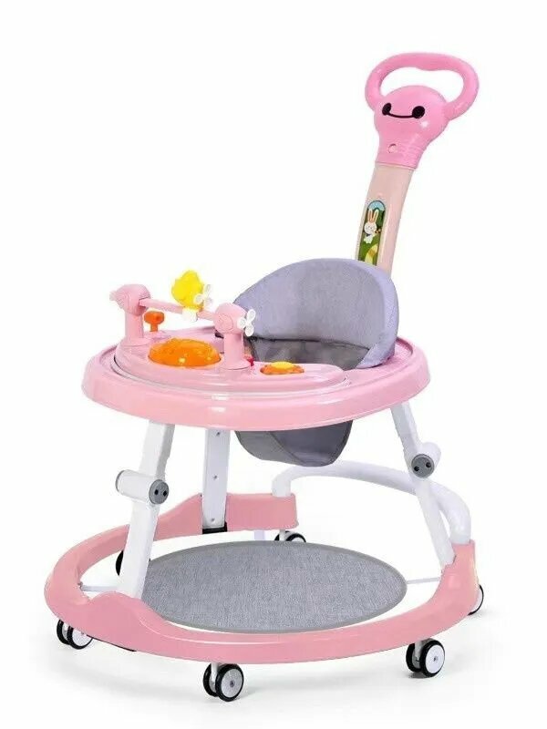 Ходунки детские с сиденьем, регулируемые, безопасные для мальчиков и девочек, предотвращают O-образные ноги и падения