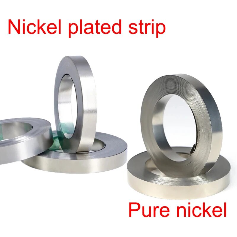 Никелированная/чистый никель лента для точечной сварки аккумуляторов 10 м 10M 0.1x7mm, PURE NICKEL