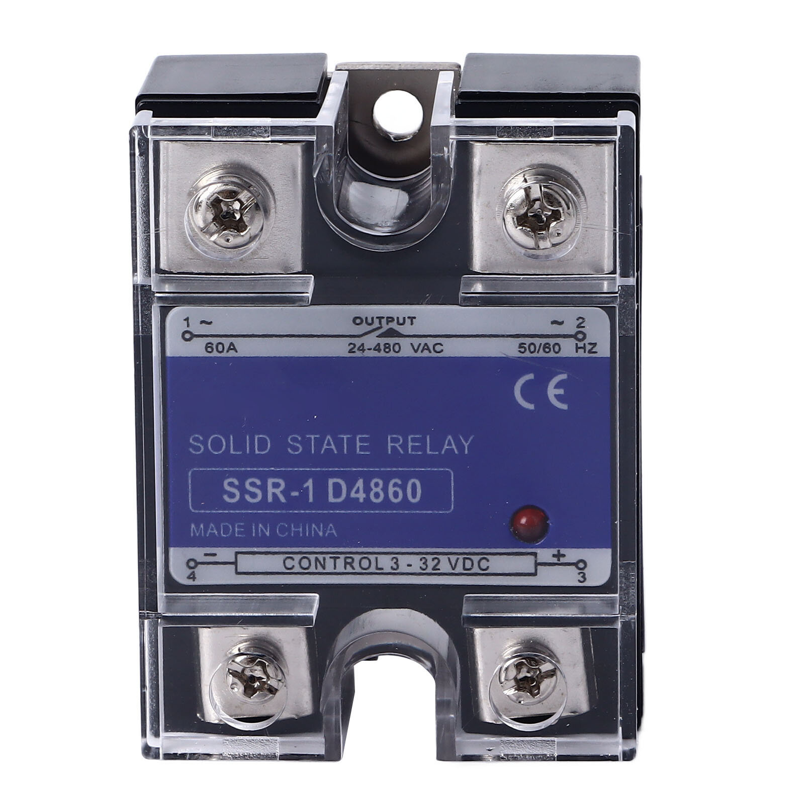 Твердотельное реле SSR 60A DC3-32V AC24-480V регулятор