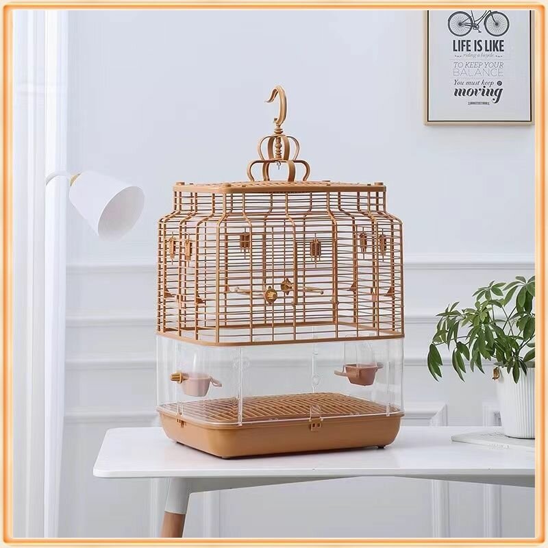 Клетка для птиц, 40х40х73,5см, антивандальная, разборная, с ручкой