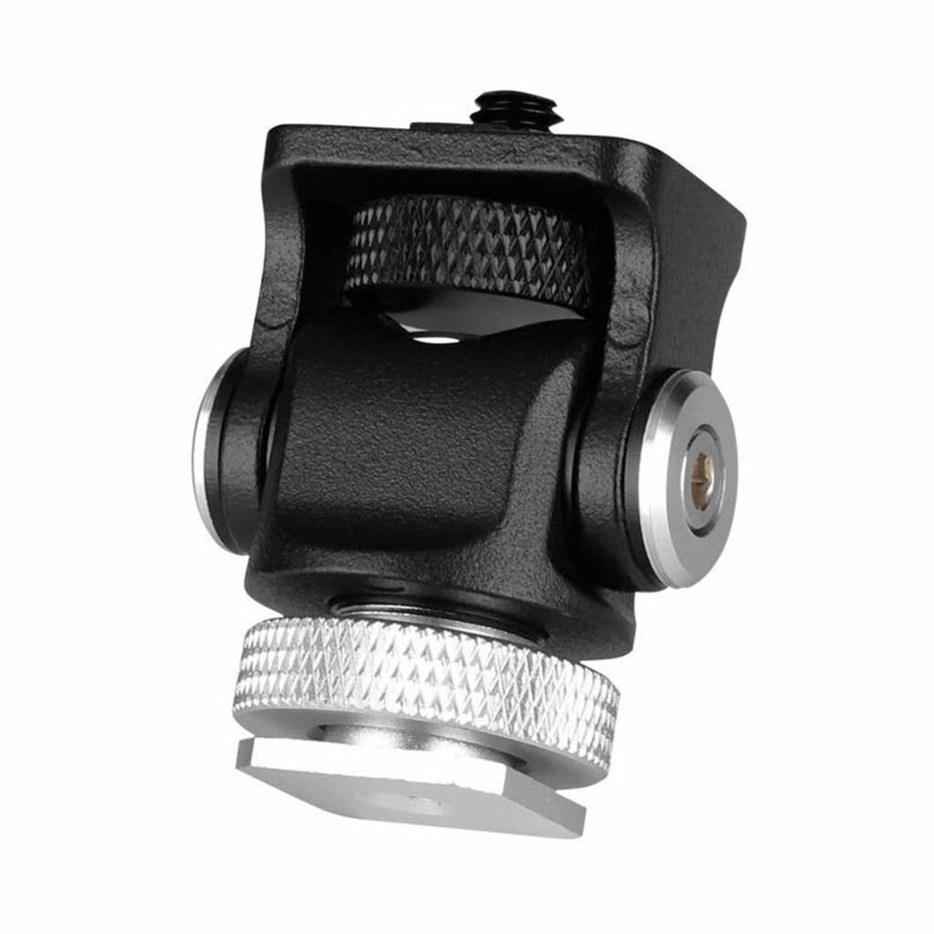 Многофункциональное крепление-переходник с холодным башмаком ABS для мониторов камер и вспышки