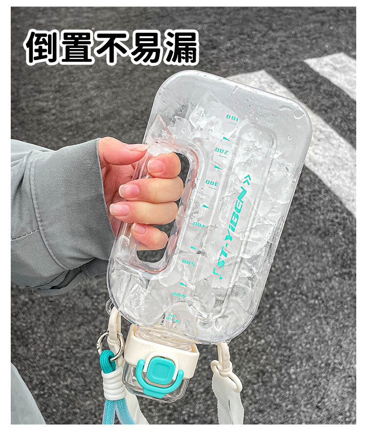CREAWIND пластиковая бутылка для воды 750 мл, 750ml, Бирюзовый