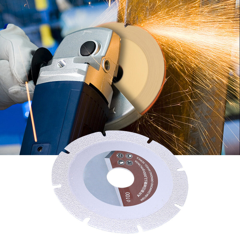 100 мм 60 сеток алмазная пила режущий шлифовальный диск для керамической плитки, мрамора, камня