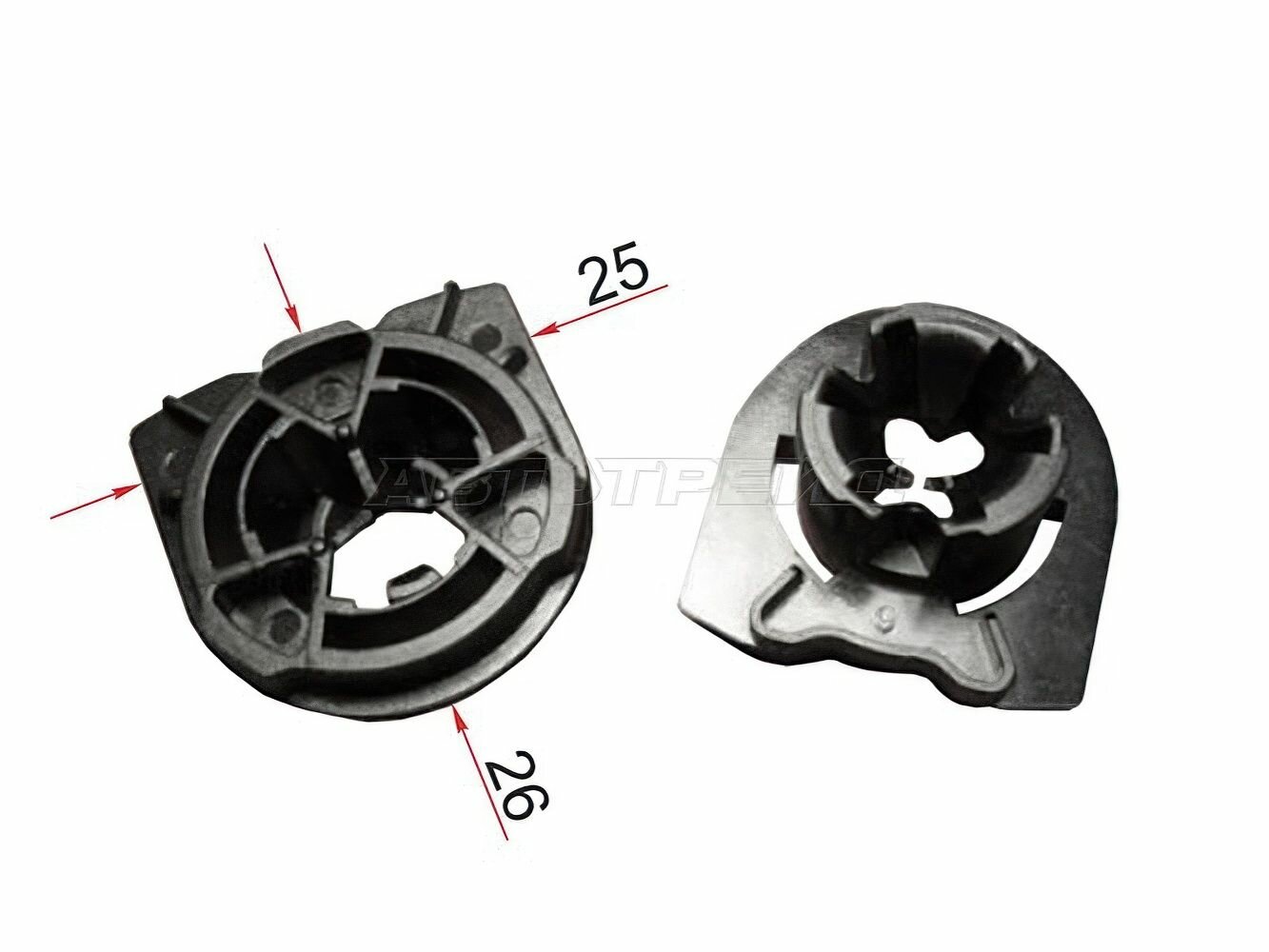 Клипса крепелния обшивки двери, 10 шт для Ауди A3, S3, A4, S4 арт STM12518 SAT