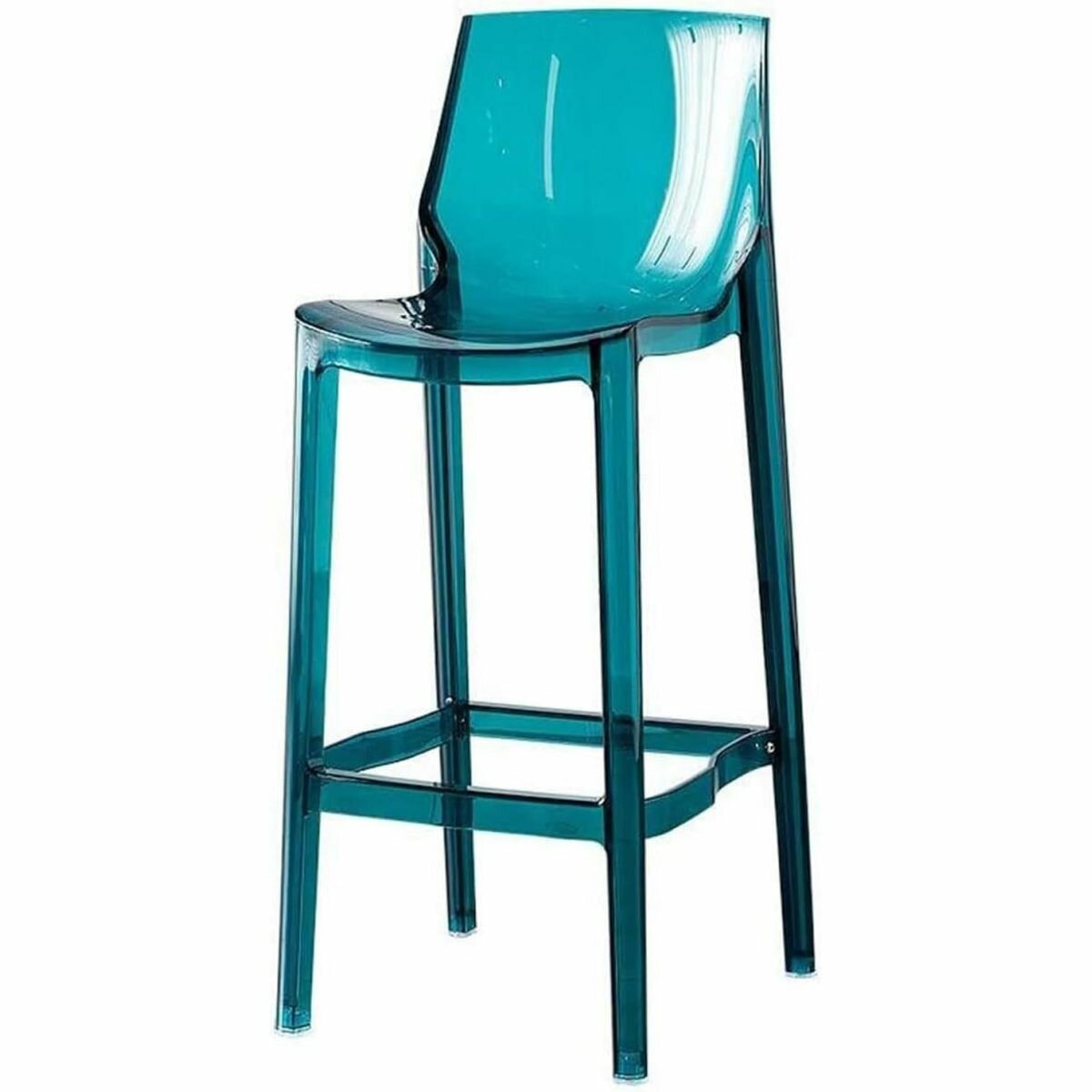 Акриловые табуреты, высокие барные табуреты