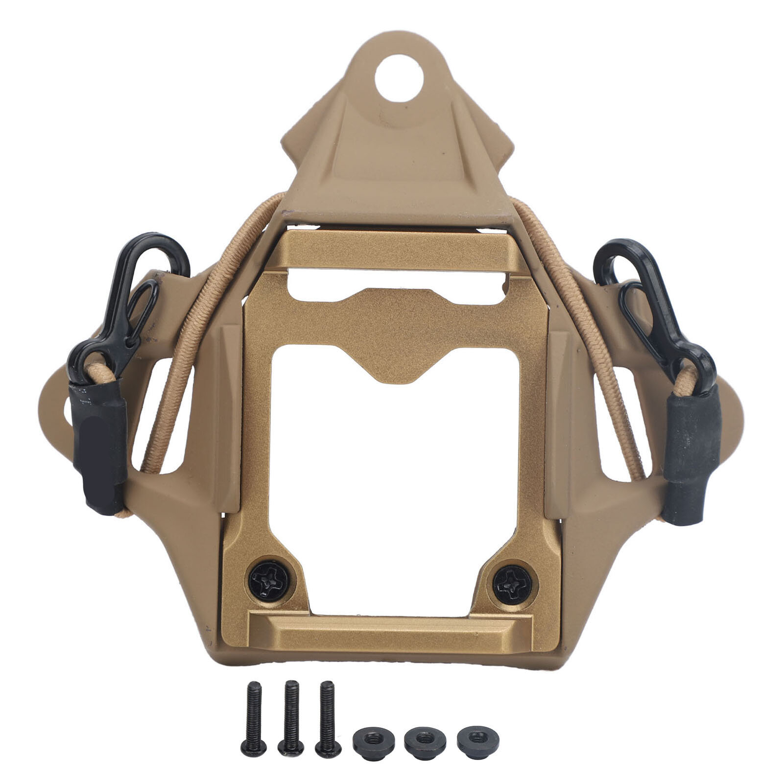 Крепление для шлема NVG Кожух для спортивной камеры Кронштейн для прибора ночного видения Основание держателя шлема NVG из алюминиевого сплава Цвет грязи