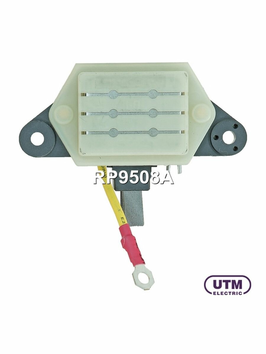 Регулятор генератора UTM RP9508A, для KAMAZ, металл, пластик, белый