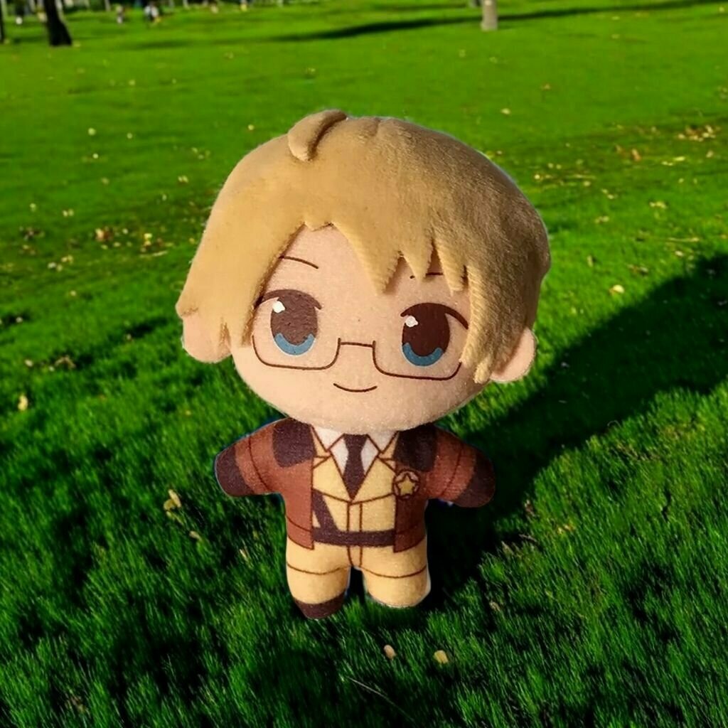 10cm милые мягкие игрушки аниме Хеталия: Мировые звёзды Америка ; Hetalia WorldStars America мягкая игрушка маленькая
