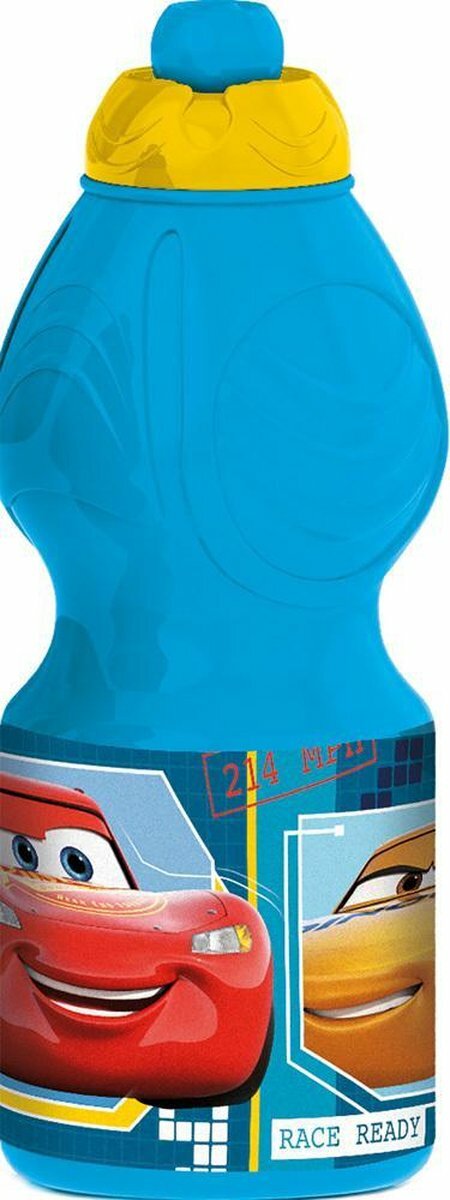 Бутылка спортивная детская Stor (пластиковая, фигурная, 400 мл, пластик). Disney Тачки. К гонкам готов, арт. 18732