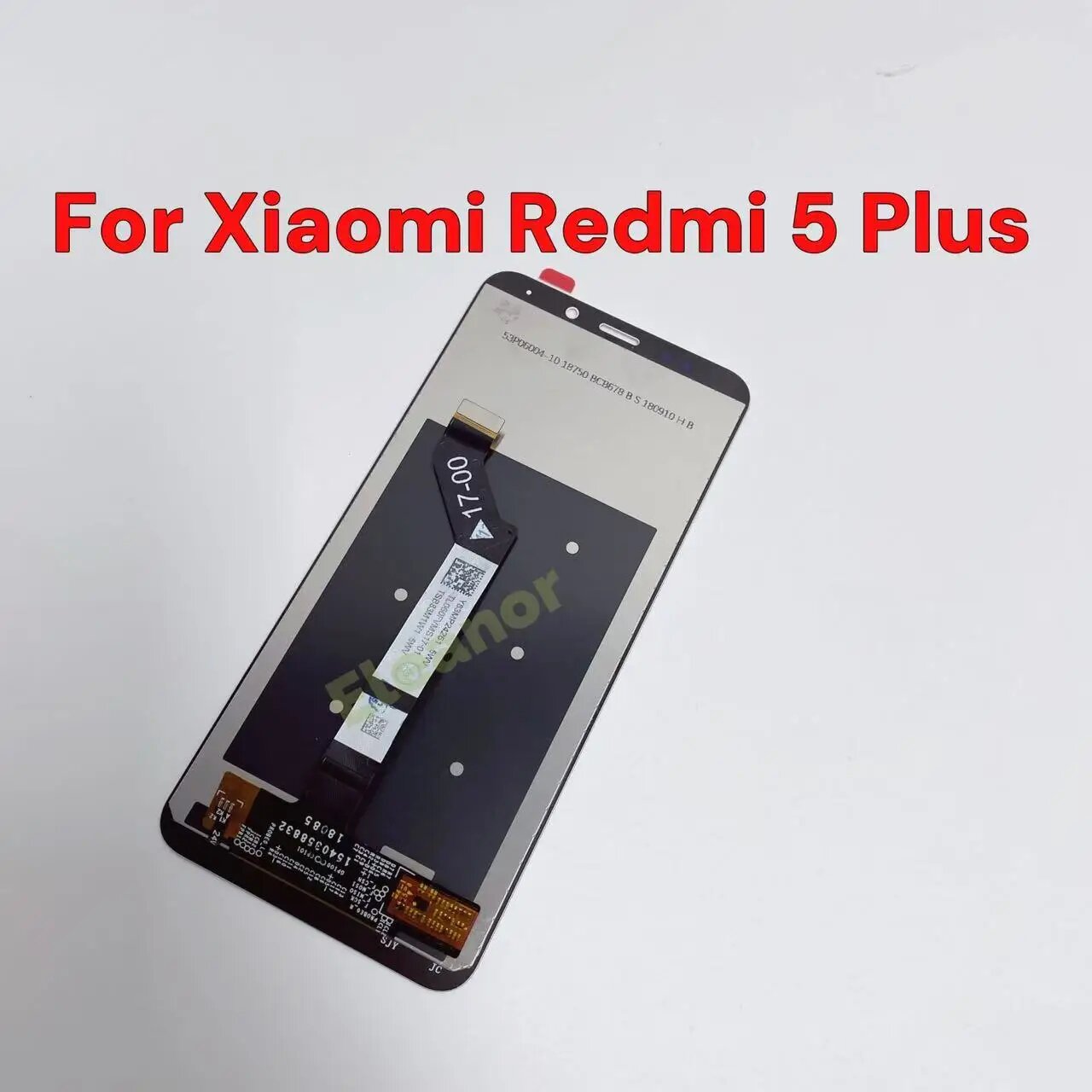 Для Xiaomi Redmi 5 Plus pro ЖК-дисплей 5 Plus с сенсорным стеклом, рамка DIgitizer в сборе, запасные части, ремонт Black With Frame