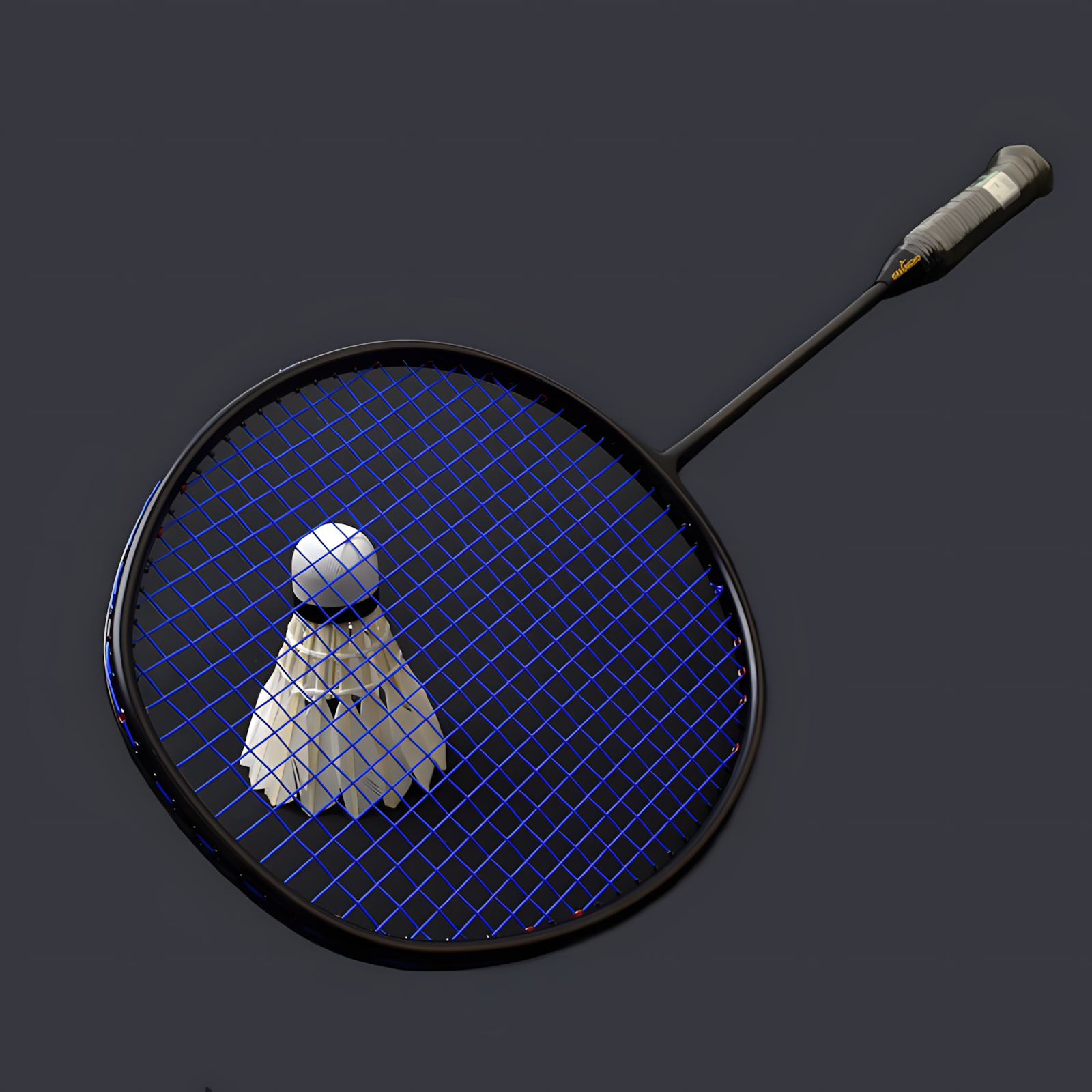 Ультралегкая ракетка для бадминтона Guangyu, 4U, 82 г, углеродное волокно, черно-синяя