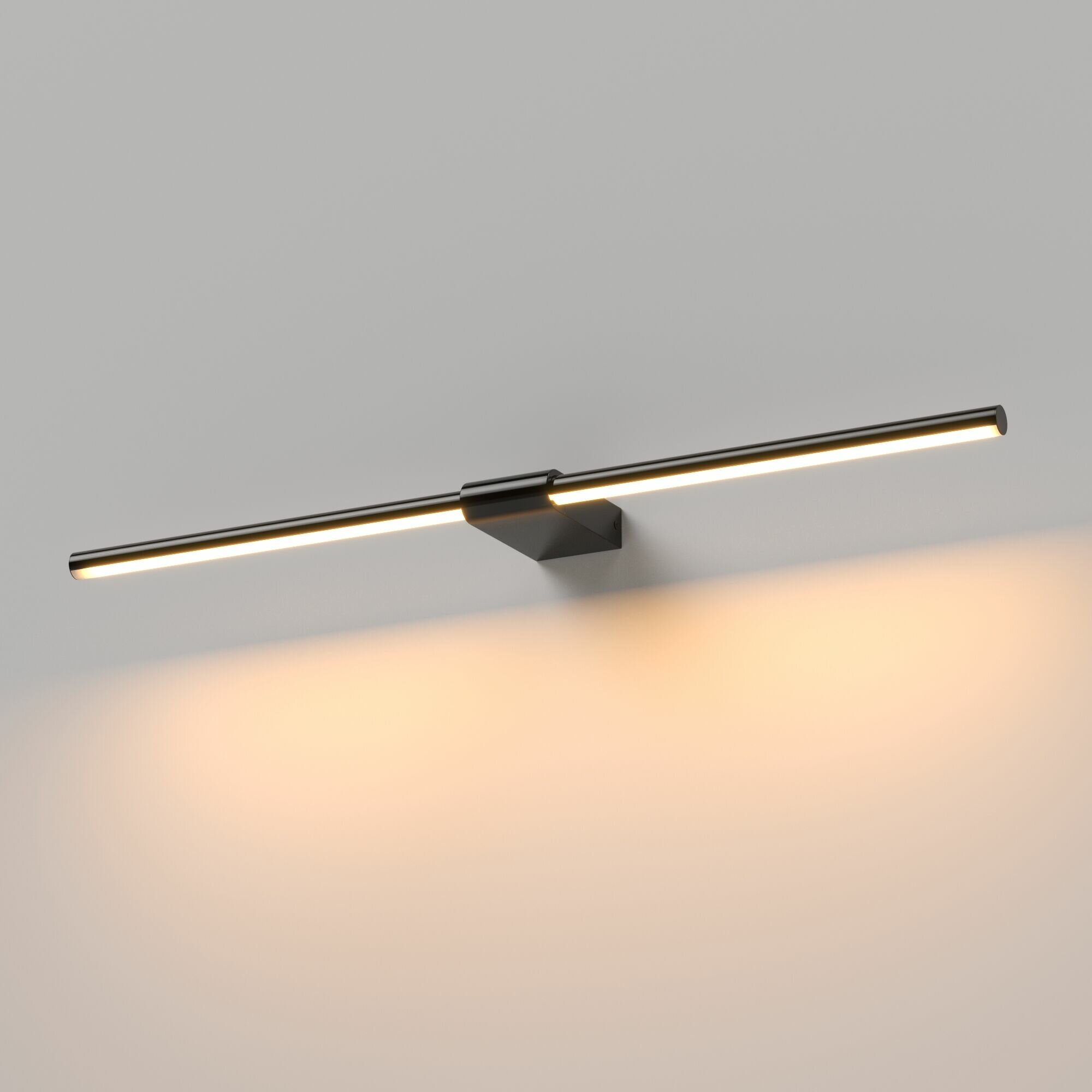 Настенный светильник для картин и зеркал Elektrostandard Luar 40125/LED, 12 Вт, 3000K, поворотный, цвет черный жемчуг