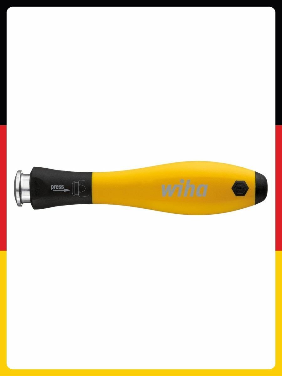 Рукоятка отвертки Wiha SoftFinish-телескопическая ESD для SYSTEM 4 сменное лезвие 4.0