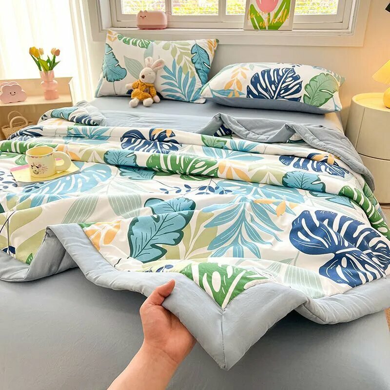 Одеяло Полуторный 150x200 см, Летнее, с наполнителем Хлопок, комплект из 1 шт