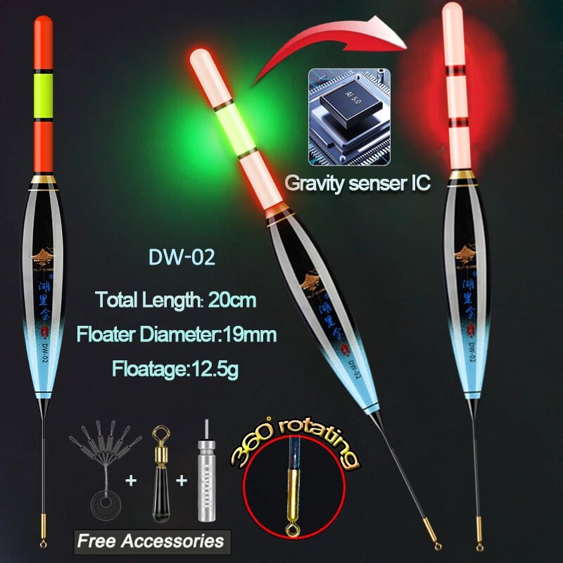 Умные поплавки HULIKING из баргузинской пихты DW-02 1 Piece