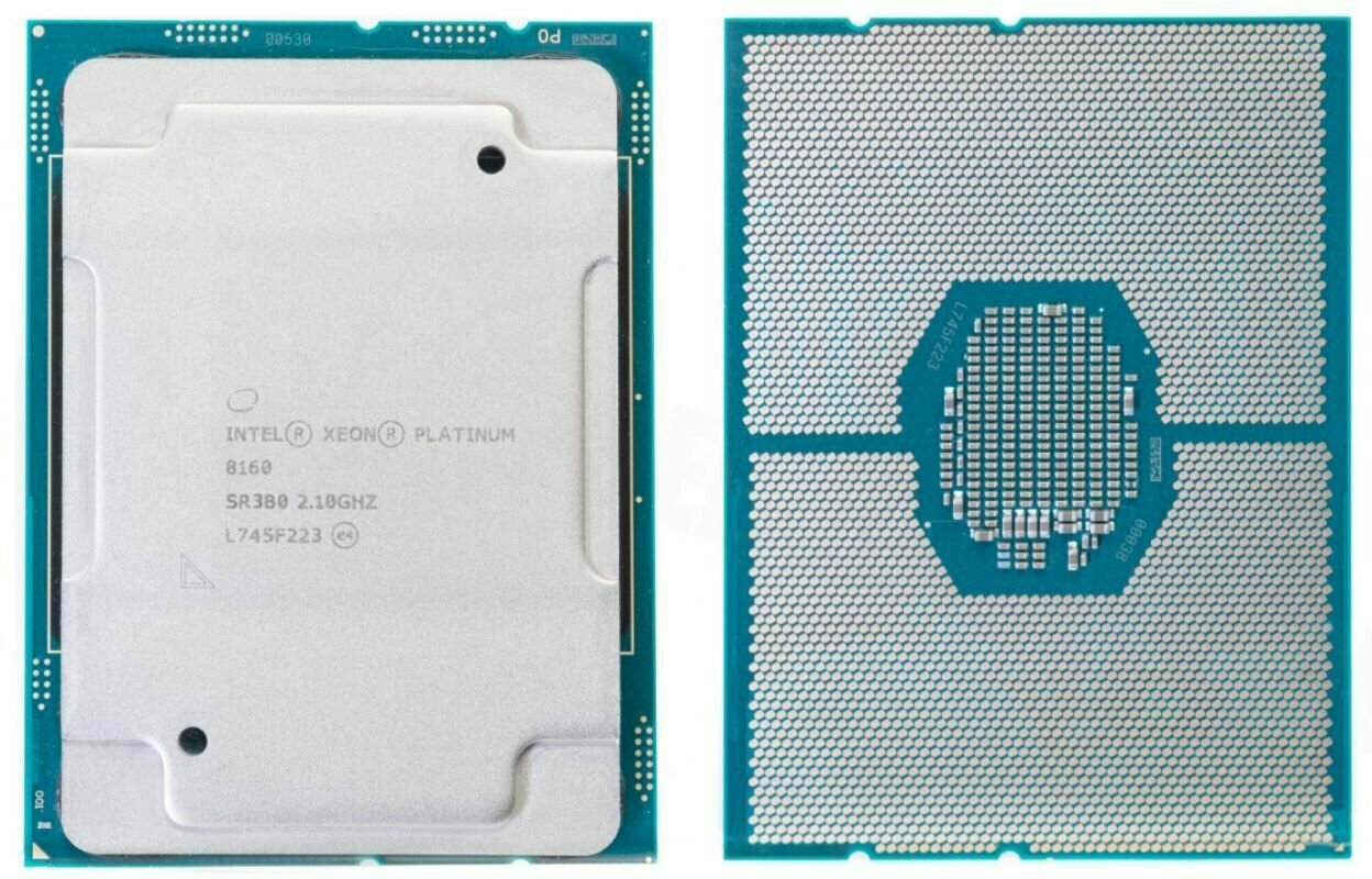 Процессор Intel Xeon Platinum 8160 LGA3647 24/48 2.1(3.7)GHz 33MB Skylake-SP