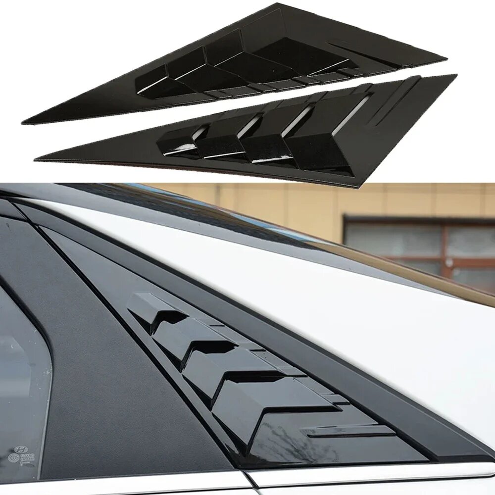 Жалюзи на заднее стекло Hyundai Elantra 2021-2023 Glossy Black