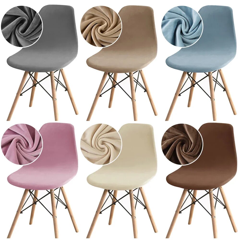 Стул Eames с чехлом Light grey — фото 1