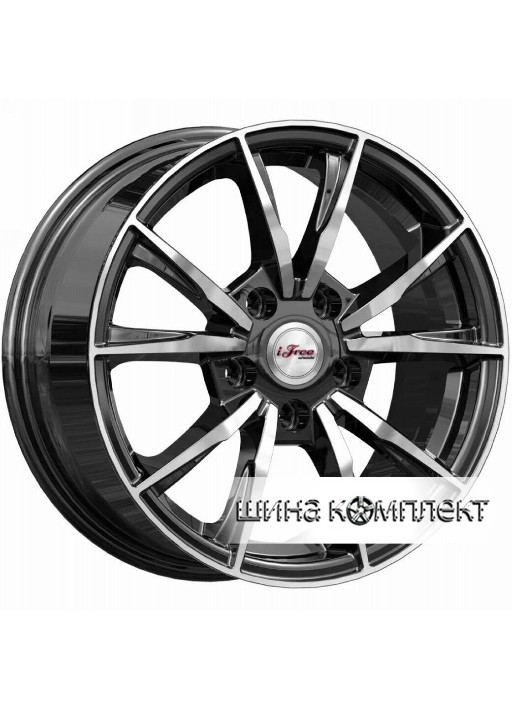 Колесный диск iFree Сион (КС1055) 6,5x15 5x108 ET45 63,35 Блэк Джек
