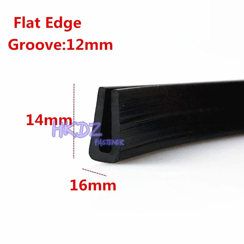 Черная резиновая уплотнительная лента для стекла