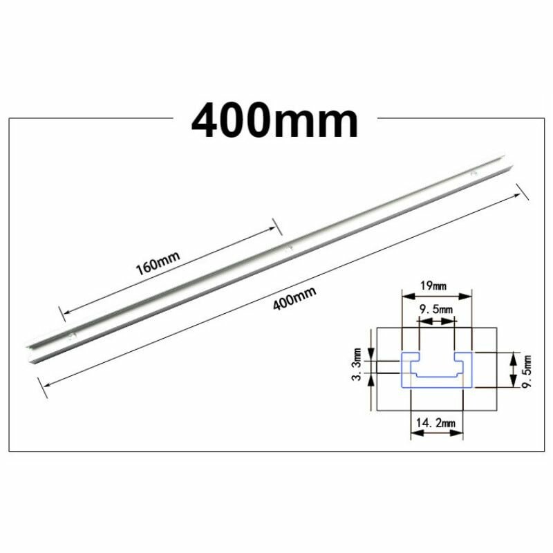 Направляющая с Т-образным пазом для деревообработки, угол Т-образных направляющих из алюминиевого сплава для деревообрабатывающей пилы/фрезерного стола, Тип верстака-19