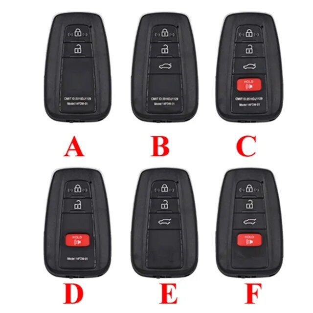 Ключ авто Toyota Lexus, Lonsdor LT20-04, серый, 3 кнопки, с платой