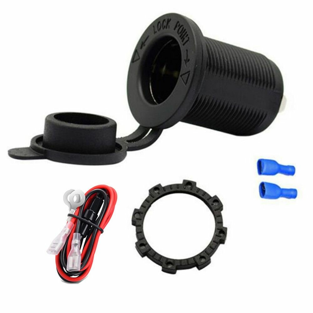 Розетка Прикуривателя 12V Электрическая Розетка Розетка Автомобиля Мотоцикла Atv