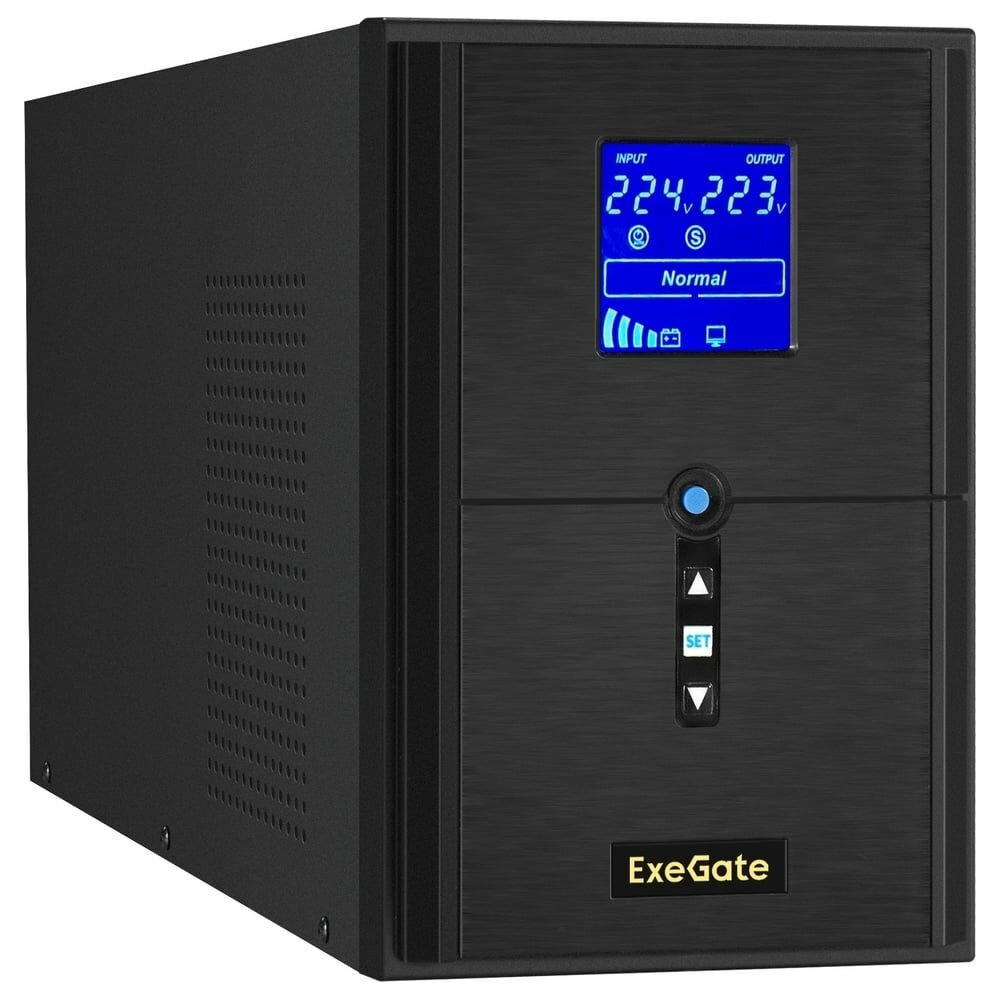Ибп для котла ExeGate SineTower SZ-2000. LCD. AVR.3SH.1C13. USB