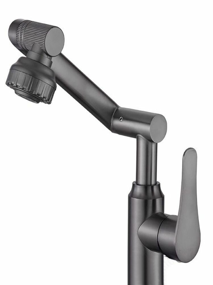 Умный смеситель с поворотным механизмом: холодная/горячая вода, подходит для кухни и ванной