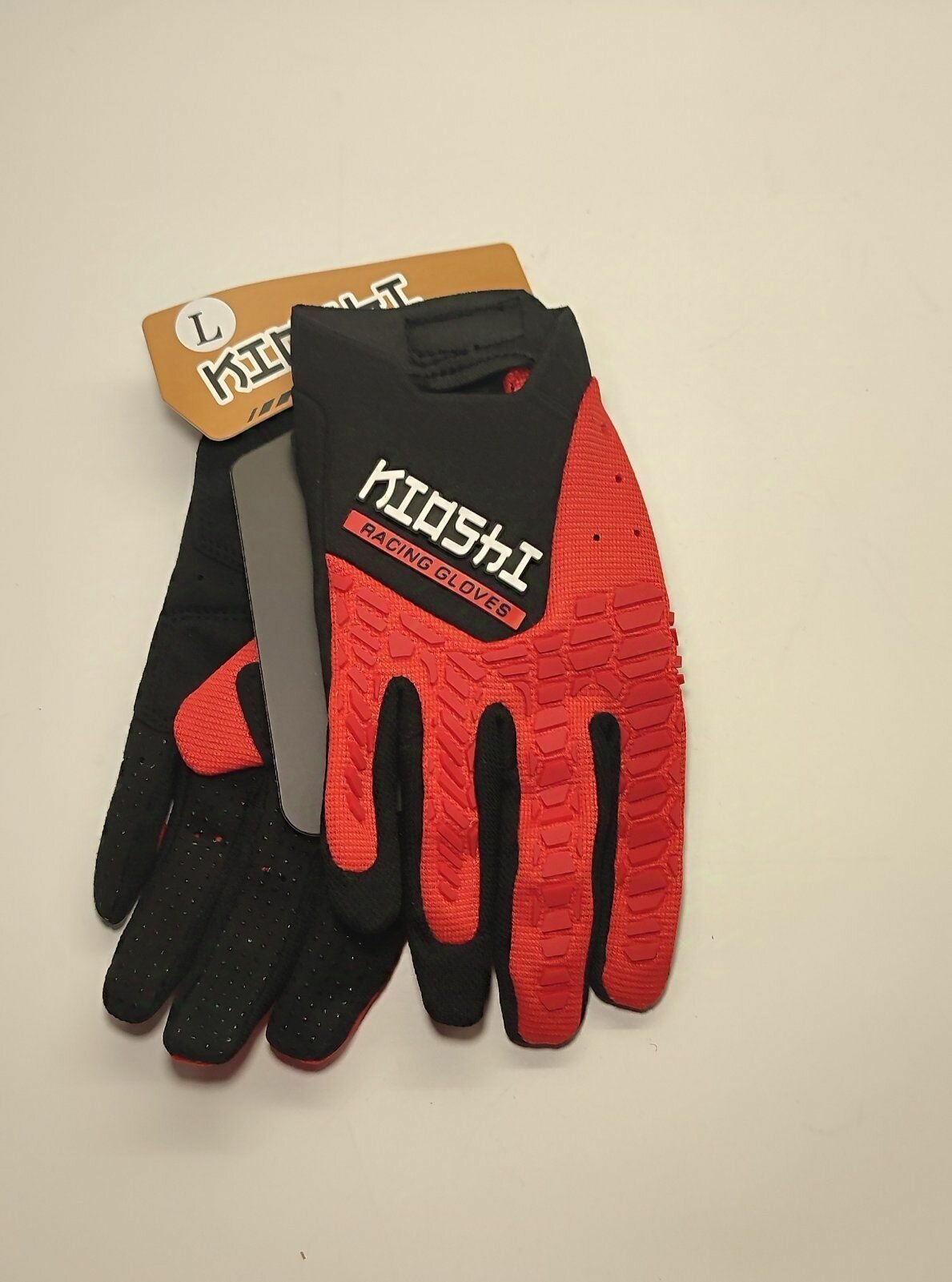 Мотоперчатки Kioshi GLA002 красный, размер M, арт: 555774-13