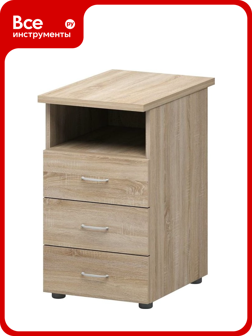 Стационарная тумба Комфорт-Питер Бюджет Дуб Сонома 091 402985 2557-Р.091, предназначена