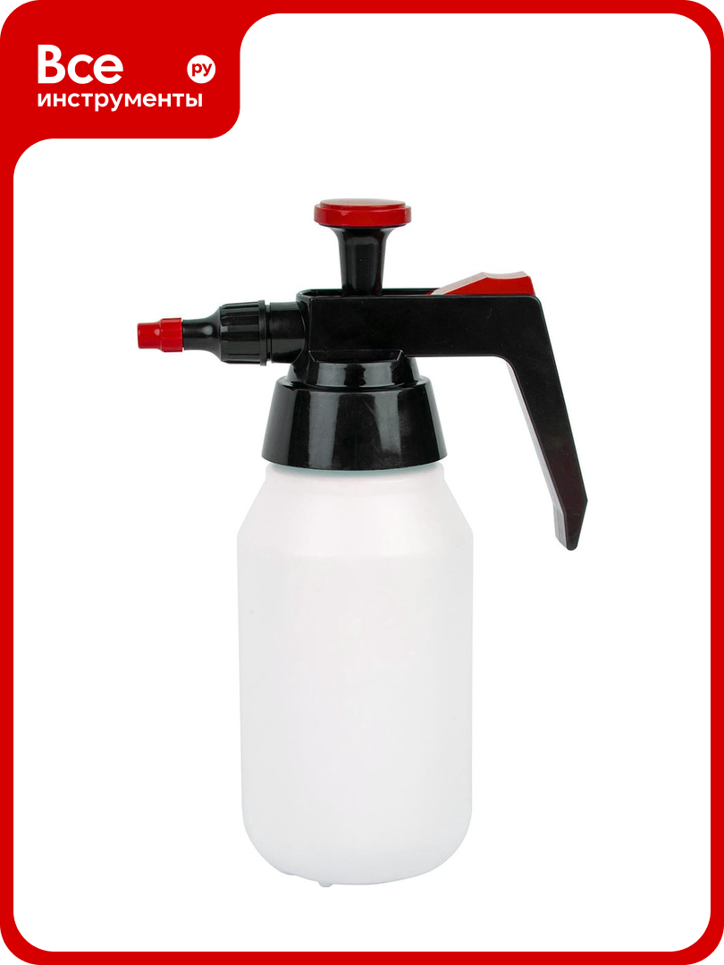 Распылитель помповый WOLF 1л 1.3334.1000, для нанесения очистителей силикона уайт спирита петролейного, синий,