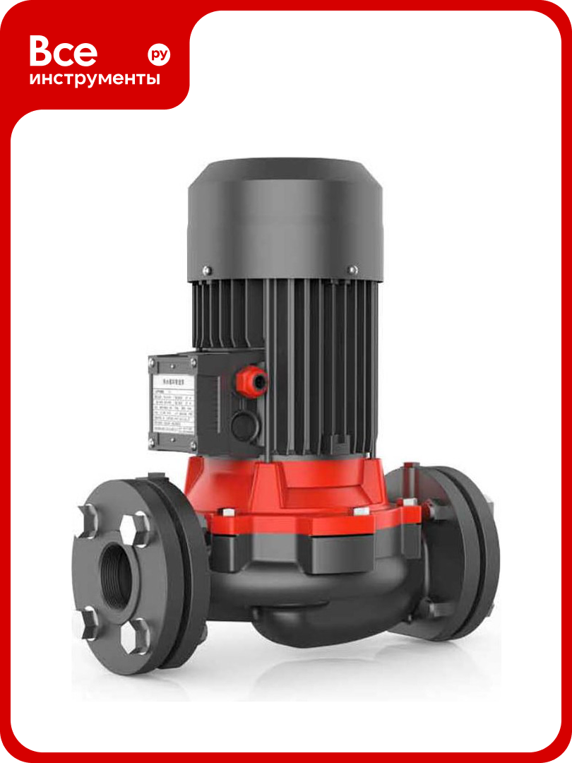 Циркуляционный насос LEO LP 2200 с чугунным корпусом, подходит для теплого пола, горячего водоснабжения и котельных