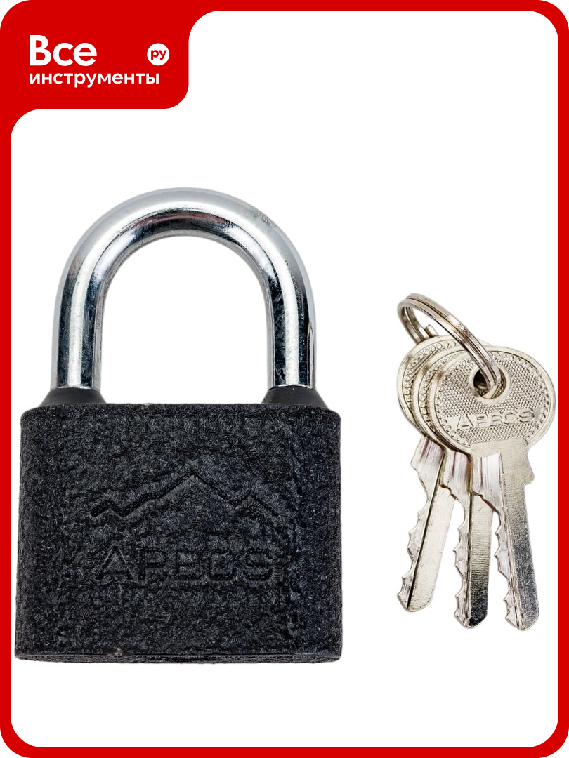 Навесной, APECS, замок APECS PD-03-50 ВС350 10811, чугуна, навесные