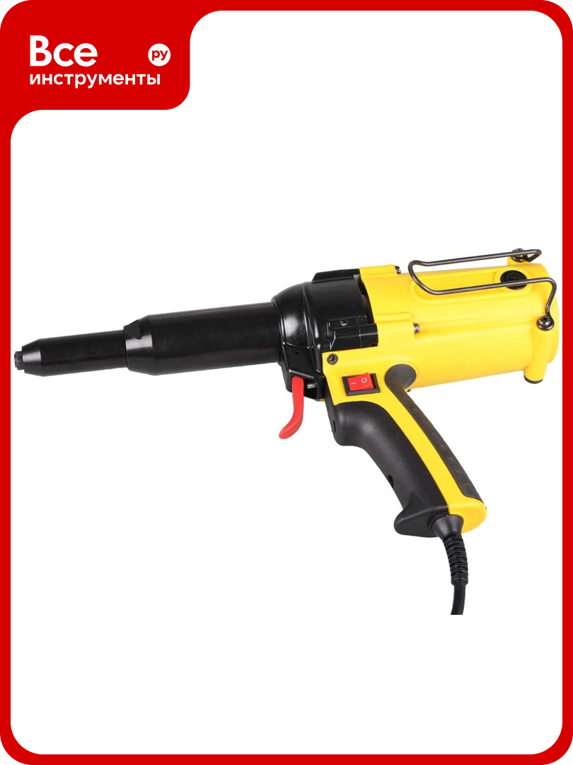 Электрический заклепочник ABSOLUT SKytools SK1006, 5.0 мм, электропривод для вытяжных алюминиевых заклепок