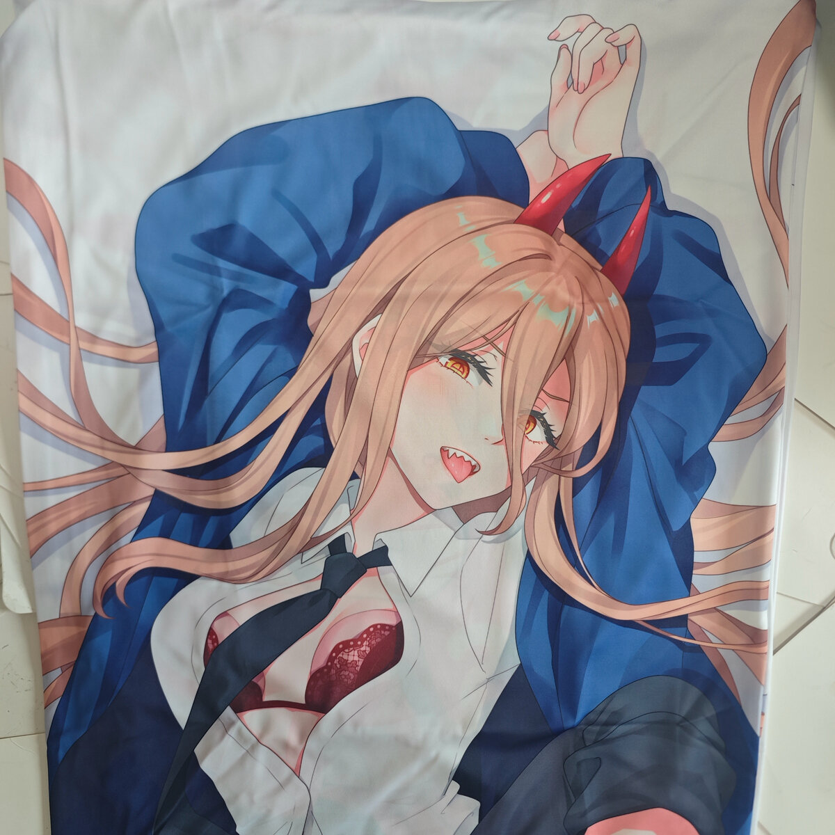 MISAKI1987 Chainsaw Man Power Человек-бензопила Аниме подушка типа дакимакура 2way Tricot 150cm*50cm